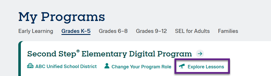 How to Preview Second Step® Elementary and Middle School Programs ...